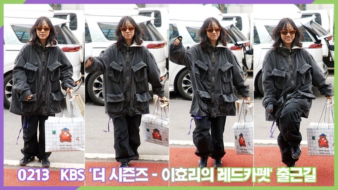 [스타 영상] 이효리, 레드카펫 빛내는 왕초룩!! (KBS '더 시즌즈 - 이효리의 레드카펫' 출근길) - Kollo