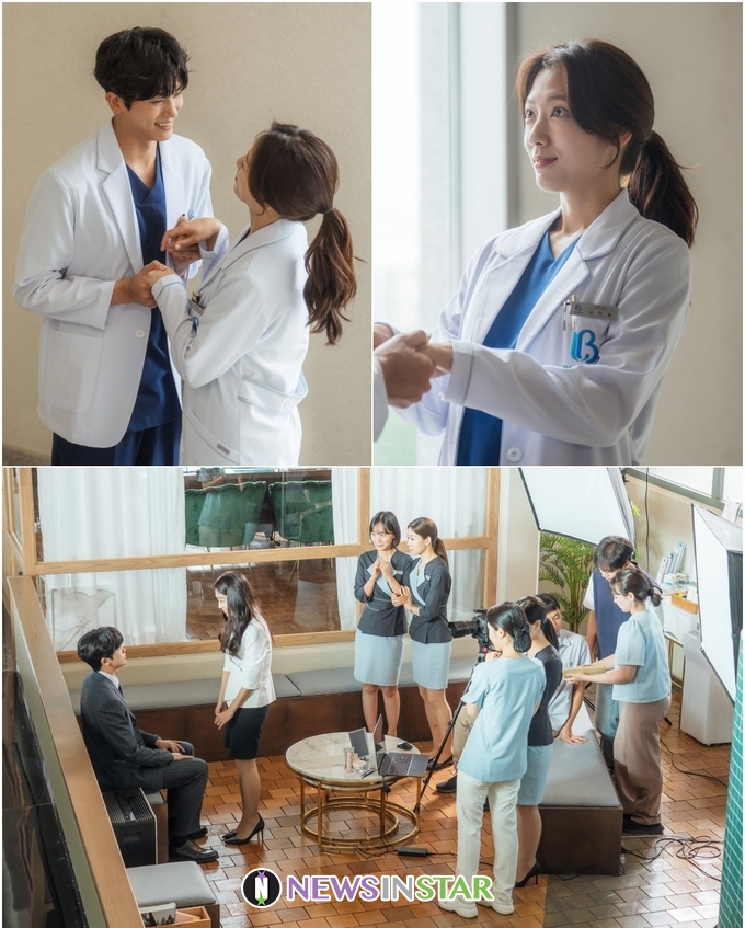 JTBC ‘닥터슬럼프’ 박신혜♥박형식, 비상계단 은밀한 만남! 바라만 봐도 좋은 ‘꽁냥 모먼트’ - Kollo